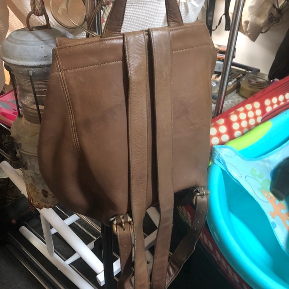 Coach | Bags | All Leather Vintage Coach Backpack Large Tan | Poshmark